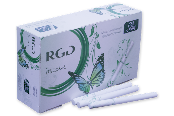 RGD Slim Menthol 120 Cigarette Filter Tubes